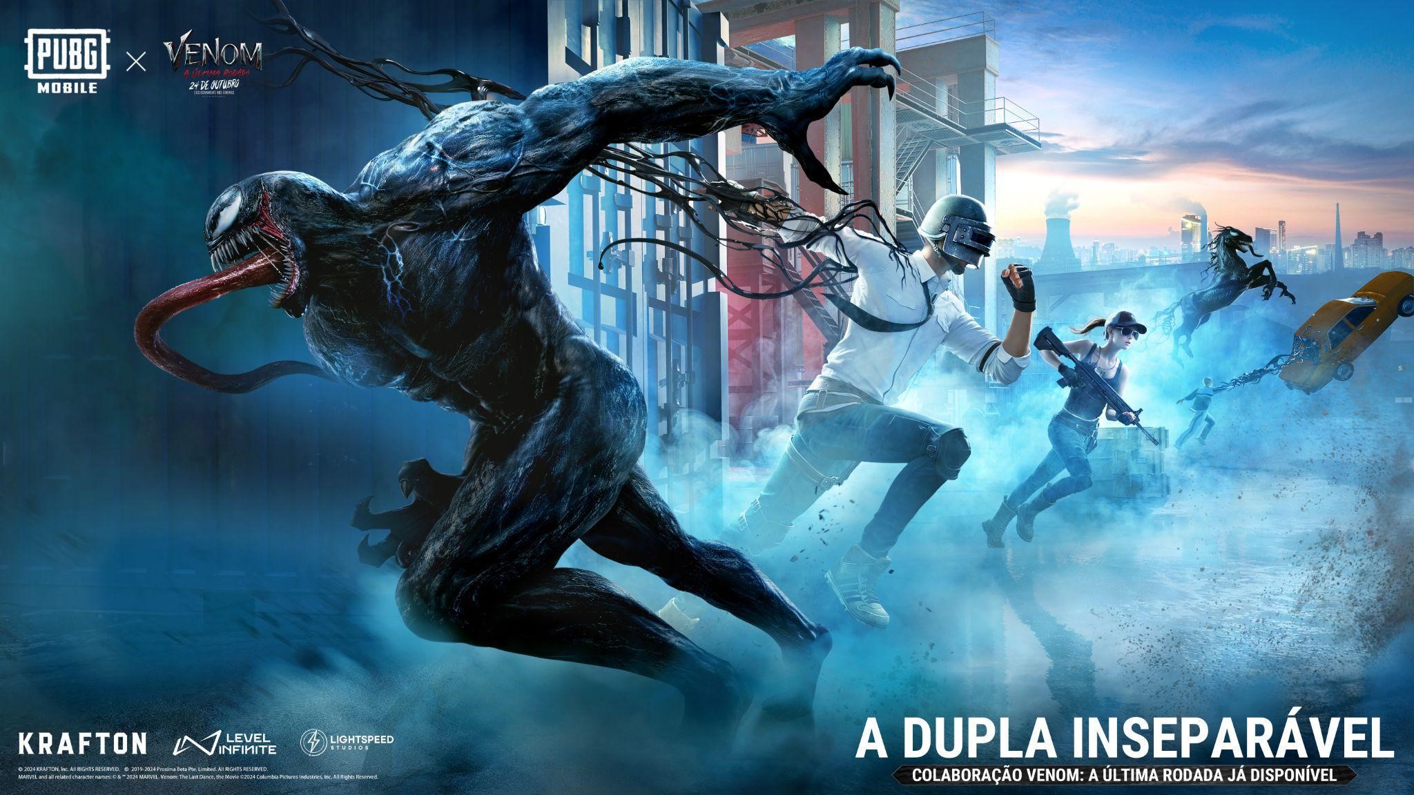 Colaboração de PUBG MOBILE e Venom: A Última Rodada já está disponível ...